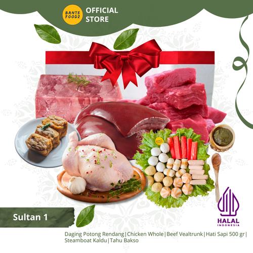Jual [hampers] Paket Lebaran Daging Rendang Hati Sapi Chicken Whole ...