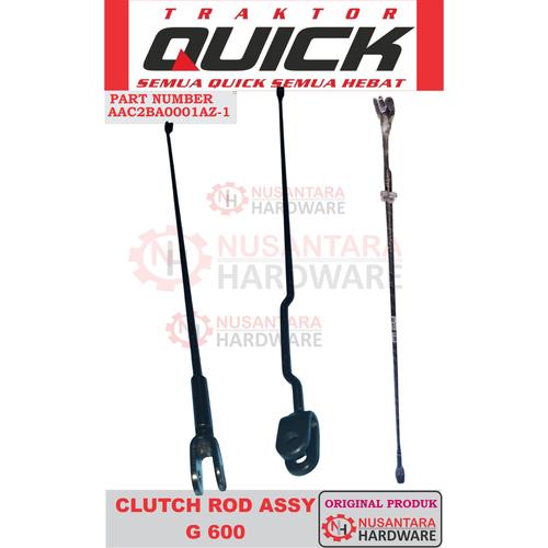 Jual clutch rod assy traktor quick g 600, batang kopling traktor quick ...