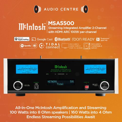 Promo McIntosh MSA5500 MSA 5500 Streaming Integrated Amplifier Cicil 0% ...
