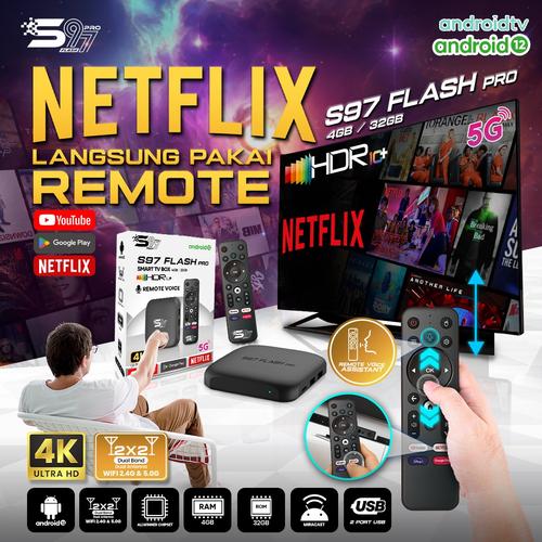 Promo Android TV Box Smart 4K Android 12 Remote Voice Bluetooth 4GB ...