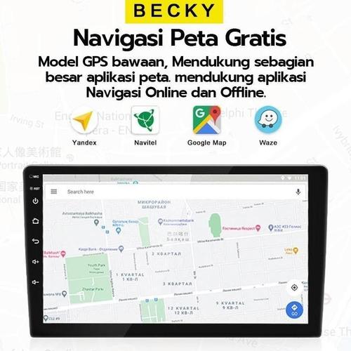 Jual 【With Cooling System】4G+32G/64G IPS Screen Head Unit 7/9/10 Inch Car Android 13 Navigasi ...