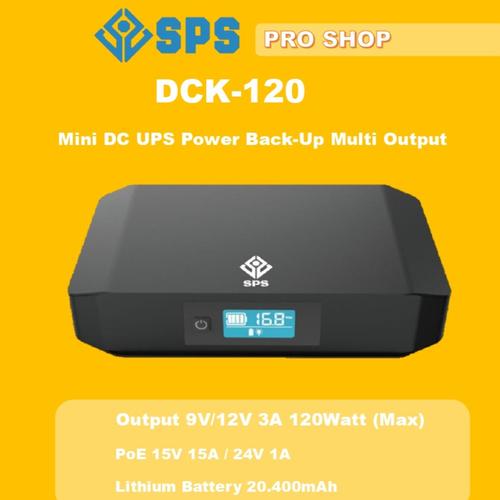 Jual Mini DC UPS SPS Kapasitas Besar 120W / watt DCK-120 Lithium ...
