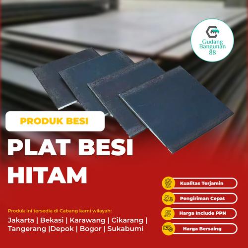Promo plat besi hitam 3mm plat hitam - tebal 1.6mm - Jakarta Utara ...
