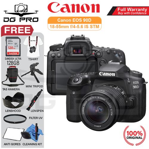 Jual Canon EOS 90D Kit 18-55mm IS STM Camera DSLR Original SLR ...