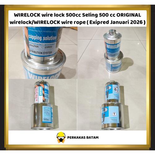 Jual wirelock/WIRELOCK WIRELOCK wire lock 500cc Seling 500 cc wire rope ...