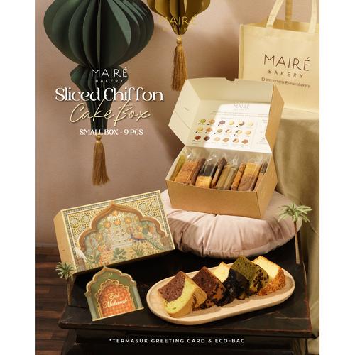 Jual [Lebaran 2025] SMALL Box Sliced Chiffon Cake (9 slices) Maire ...