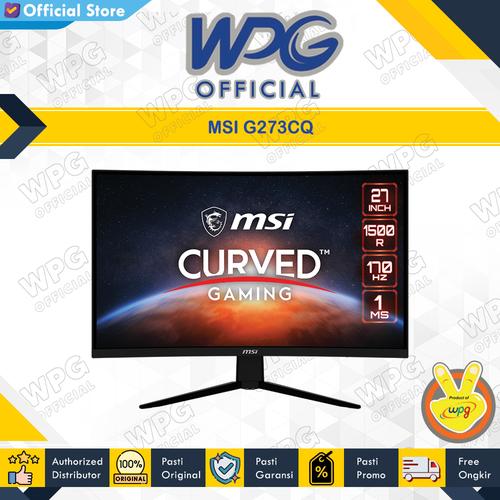 Jual MSI G273CQ | 27 Inch WQHD 2K Gaming Monitor Curved 1500R 170Hz ...