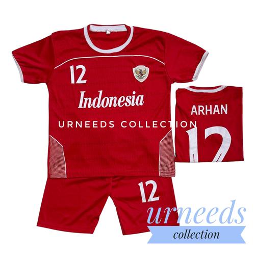 Jual SETELAN BAJU BOLA TIMNAS INDONESIA SET KAOS JERSEY FUTSAL ANAK ...