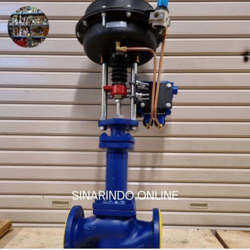 Jual CONTROL VALVE 2" INCH DN50 PN16 ARI FABA DP 33 FIG471 POSITIONER ...