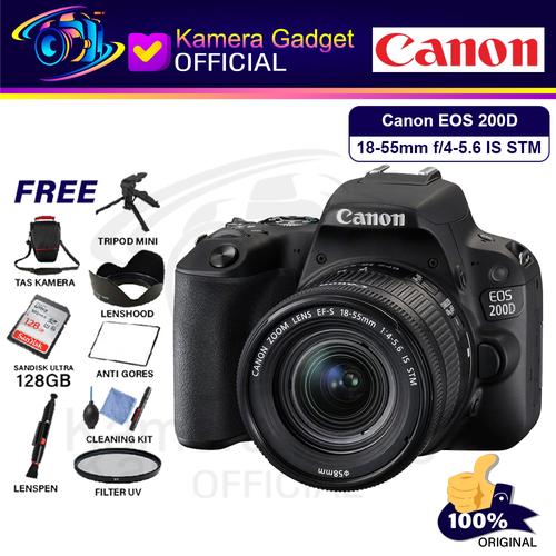 Promo CANON EOS 200D KIT 18-55MM IS STM DSLR CAMERA ORIGINAL - KIT IS ...