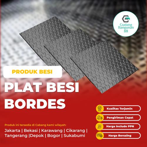 Promo plat besi bordes 2mm besi plat - tebal 1.6mm - Jakarta Utara ...