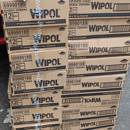Jual Wipol sachet 1 dus isi 144 sachet / Wipol karbol cemara pembersih ...
