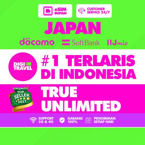 Promo eSIM Jepang Softbank Unlimited | eSIM Japan Softbank True ...