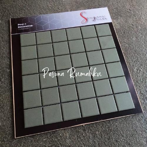 Jual Mosaic Singres Type Grain Pine Square Matt - Mosaic Mozaik Keramik ...