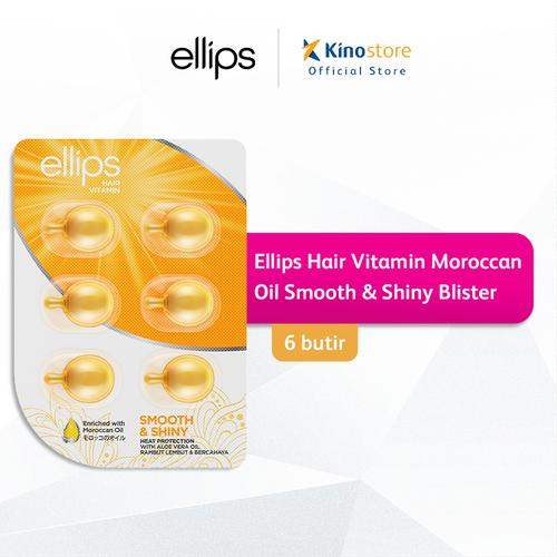 Promo Ellips Hair Vitamin Moroccan Oil Smooth & Shiny Blister 6 Butir - Isi 1 - Kota Tangerang ...