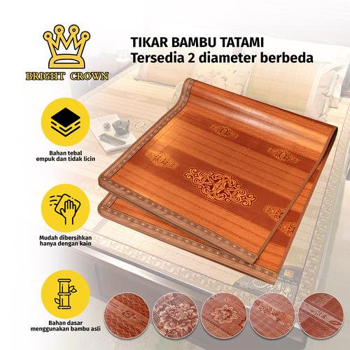 Promo Tikar Bambu TATAMI / TIkar Lipat Bambu Tatami Ukuran 180 x 200cm ...