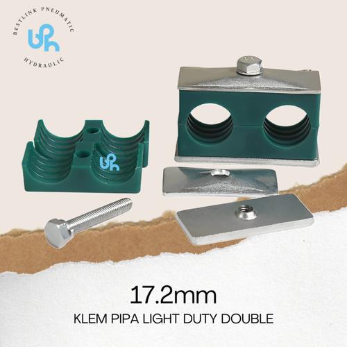 Jual 17.2MM KLEM PIPA HIDROLIK LIGHT DUTY DOUBLE MODEL STAUFF / CLAMP ...