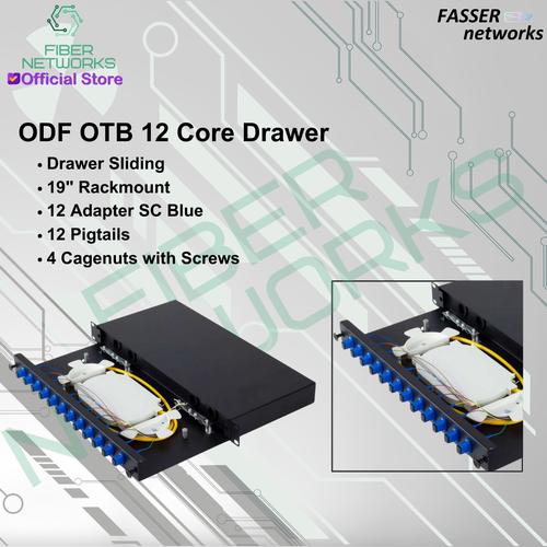 Jual Fasser OTB ODF 12 Core Drawer Lengkap Pigtail SC Sleeve - Jakarta ...