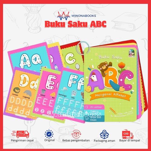 Jual Buku Saku ABC Mengenal Alfabet : kartu mini sehingga mudah dibawa ...