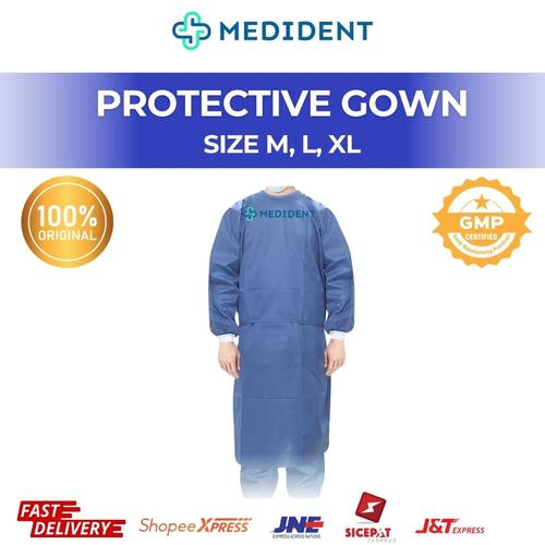 Jual Protective Gown Soft / Surgical Gown/Apron Lengan Panjang /APD ...