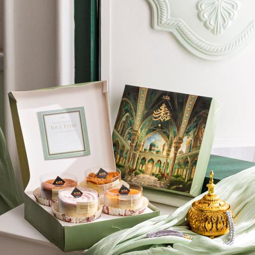 Jual Mubarak Eid Hampers (4 pc Kibo Mini Cheesecake) - Kota Tangerang ...