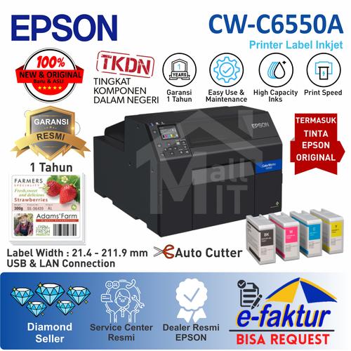 Promo Printer Epson Label ColorWork Color Work C6550A C-6550A C6550 ...