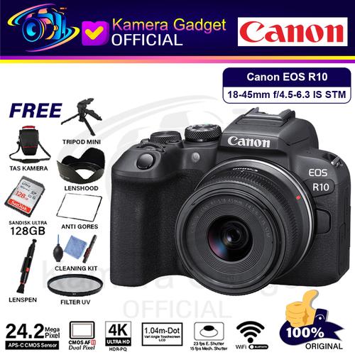 Promo Canon EOS R10 Kit RF-S 18-45mm STM EOS R 10 Kit 18-45 Garansi ...