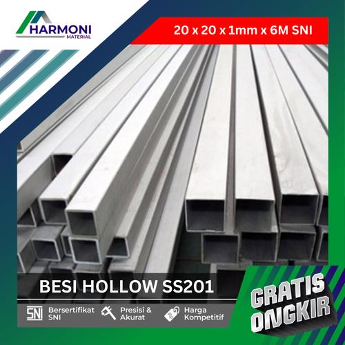 Jual Harga Besi Hollow Stainless steel SS 201 2x2 Cm ( 20 x 20 ) Tebal ...