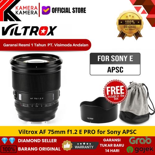 Promo Viltrox Lensa 75mm F1.2 STM AF PRO Prime Lens for Sony E-Mount Cicil 0% 3x - Jakarta Pusat ...