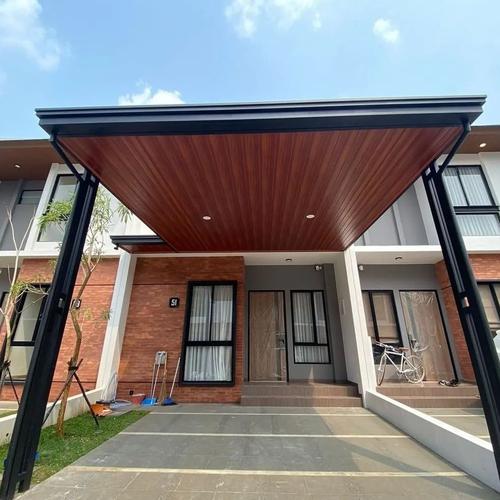 Jual plafon PVC mewah kanopi atap alderon lapis plafon PVC canopy model ...