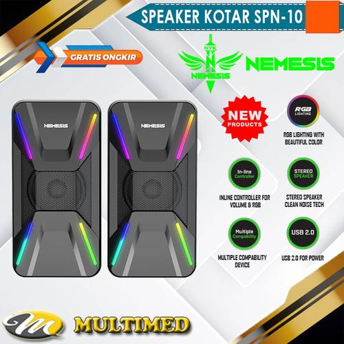 Promo Speaker 2.0 RGB Nemesis KOTAR SPN-10 RGB Gaming - Kota Bekasi ...