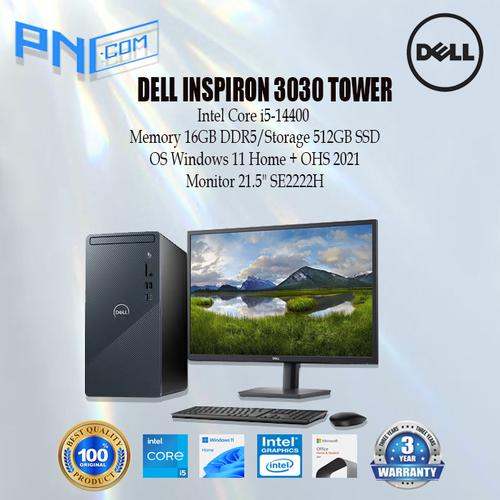 Jual Dell Inspiron 3030 Tower MT i5-14400 16GB 512GB SSD WIN11HSL + OHS ...