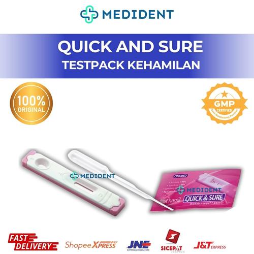 Jual Alat tes Kehamilan Quick and Sure/ Alat tes Kehamilan Akurat ...