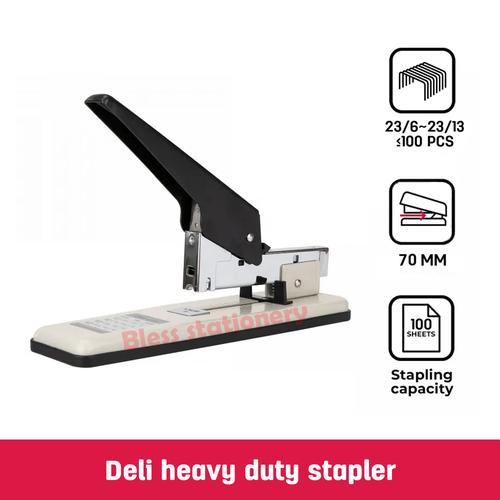 Jual Deli Heavy duty stapler untuk jilid buku staples heavy duty stapler jilid besar staples ...