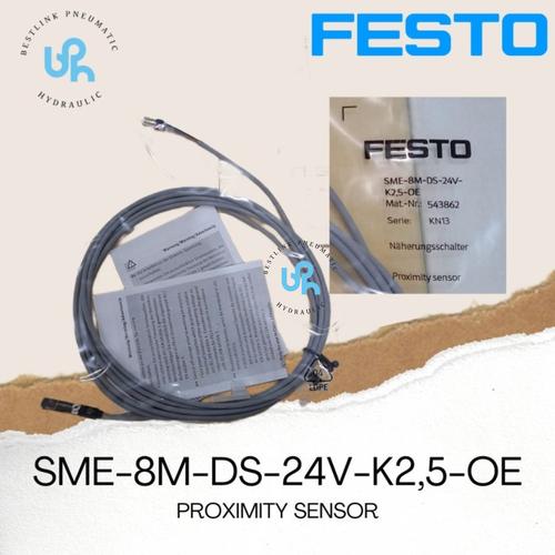 Jual FESTO PROXIMITY SENSOR SWITCH SME-8M-DS-24V-K2,5-OE - Jakarta ...
