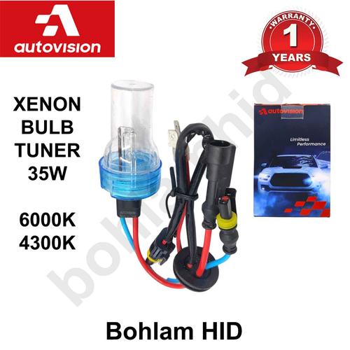 Jual Bohlam Lampu HID Tuner Autovision 35W HB3 9005 Original Garansi 1 thn - 4300K - Kota ...