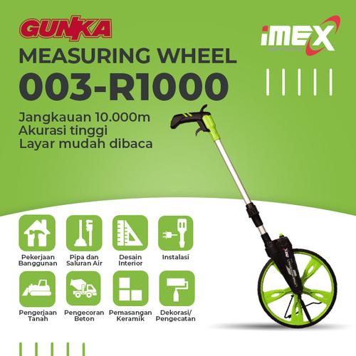 Promo Measuring Wheel (10km) iMEX R1000 Meteran Dorong Display Digital ...