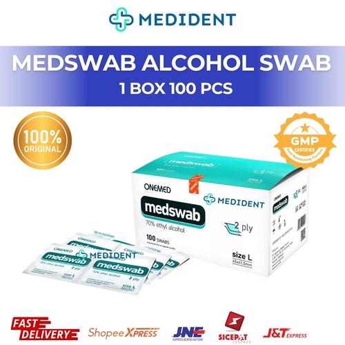 Jual Medswab alcohol swab - ONEMED 2ply - Jakarta Utara - Medidentjkt ...