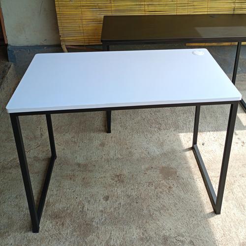 Jual Custom Meja Minimalis ukuran 85x60x75 rangka besi papan plywood ...