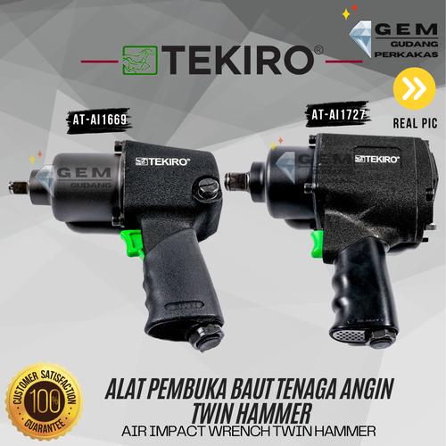 Jual TEKIRO AIR IMPACT WRENCH TWIN HAMMER / Alat Pembuka Baut Tenaga ...