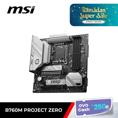 Jual MOTHERBOARD MSI B760M PROJECT ZERO - MOBO MAINBOARD MSI B760M DDR5 - Jakarta Pusat - WPG ...