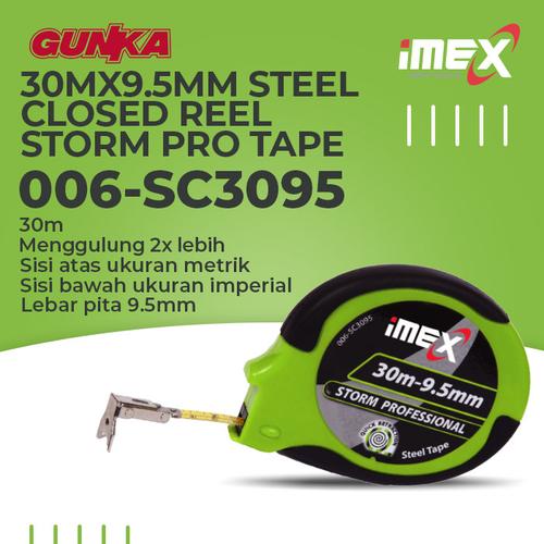 Promo Strom Pro Tape (30m) iMEX SC3095 Meteran Ukur Ukuran Baja ...