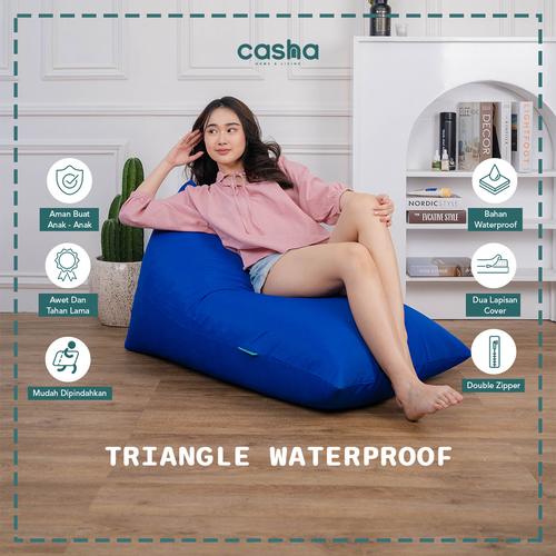Jual CASHA BEAN BAG termasuk isi - BEANBAG DEWASA - WATERPROOF SIZE MEDIUM - Navy - Jakarta ...