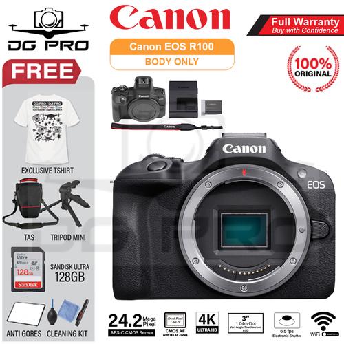 Jual Canon EOS R100 Body Only Mirrorless Camera Canon R 100 Bodi Resmi ...