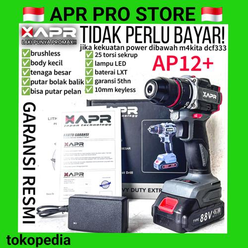 Jual APR RAJA BOR CORDLESS BRUSHLESS TYPE AP12+ 10MM KEYLESS AUTO LOCK ...