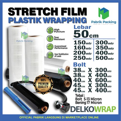 Jual PLASTIK WRAPPING BARANG / STRETCH FILM BENING VARIAN 50CM MURAH ...