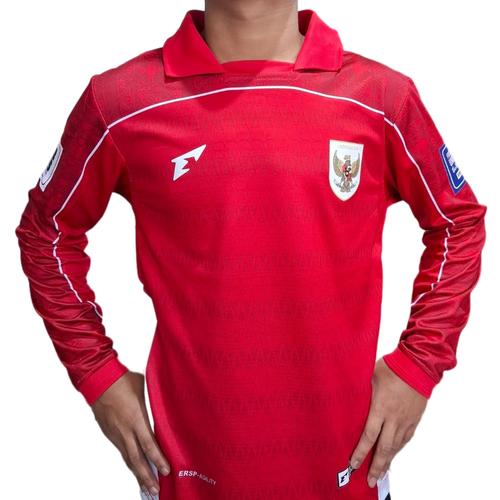 Promo Jersey Timnas Indonesia Home Merah Terbaru 2025 Long sleeve ...