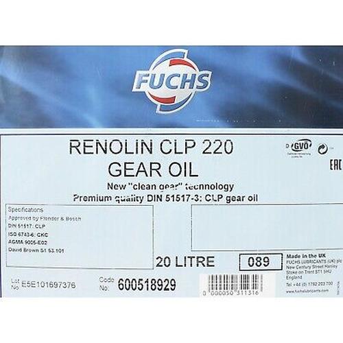 Jual Fuchs Renolin CLP 220 @20L/Pail - Kota Depok - Toko Oli ...
