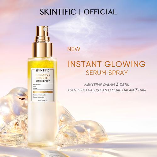 Jual SKINTIFlC Instant Glowing First Serum Spray 100ml | Radiance ...