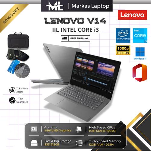 Jual LENOVO V14 IIL INTEL CORE i3-1005G1 - 8GB RAM - 512GB SSD 14" - WIN10 - 8GB, SSD 256GB ...